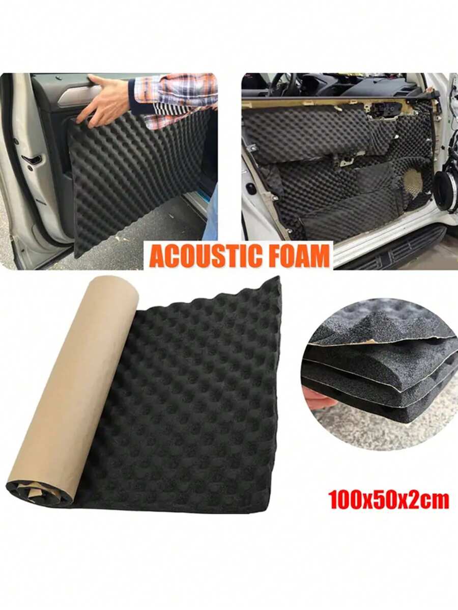 1pcs 50cm*100cm car soundproofing pad, car hood soundproofing pad ...