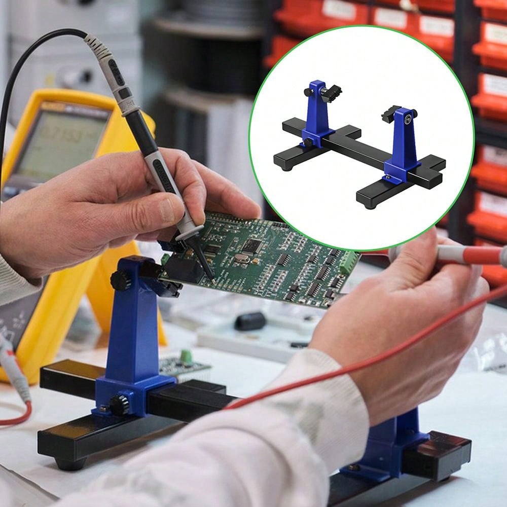 Wide 40CM 360° Rotation Adjustable Circuit Board Holder Motherboard Pcb Holder Clamping Kit ...