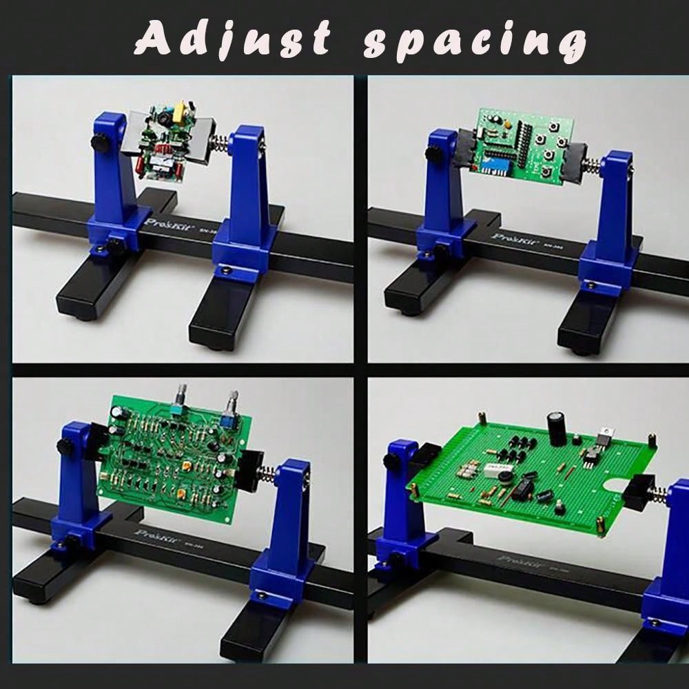 Wide 40CM 360° Rotation Adjustable Circuit Board Holder Motherboard Pcb ...
