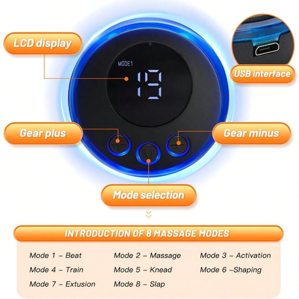 1pc EMS Hip Trainer, Electric Hip Muscle Stimulator, Portable Hip ...