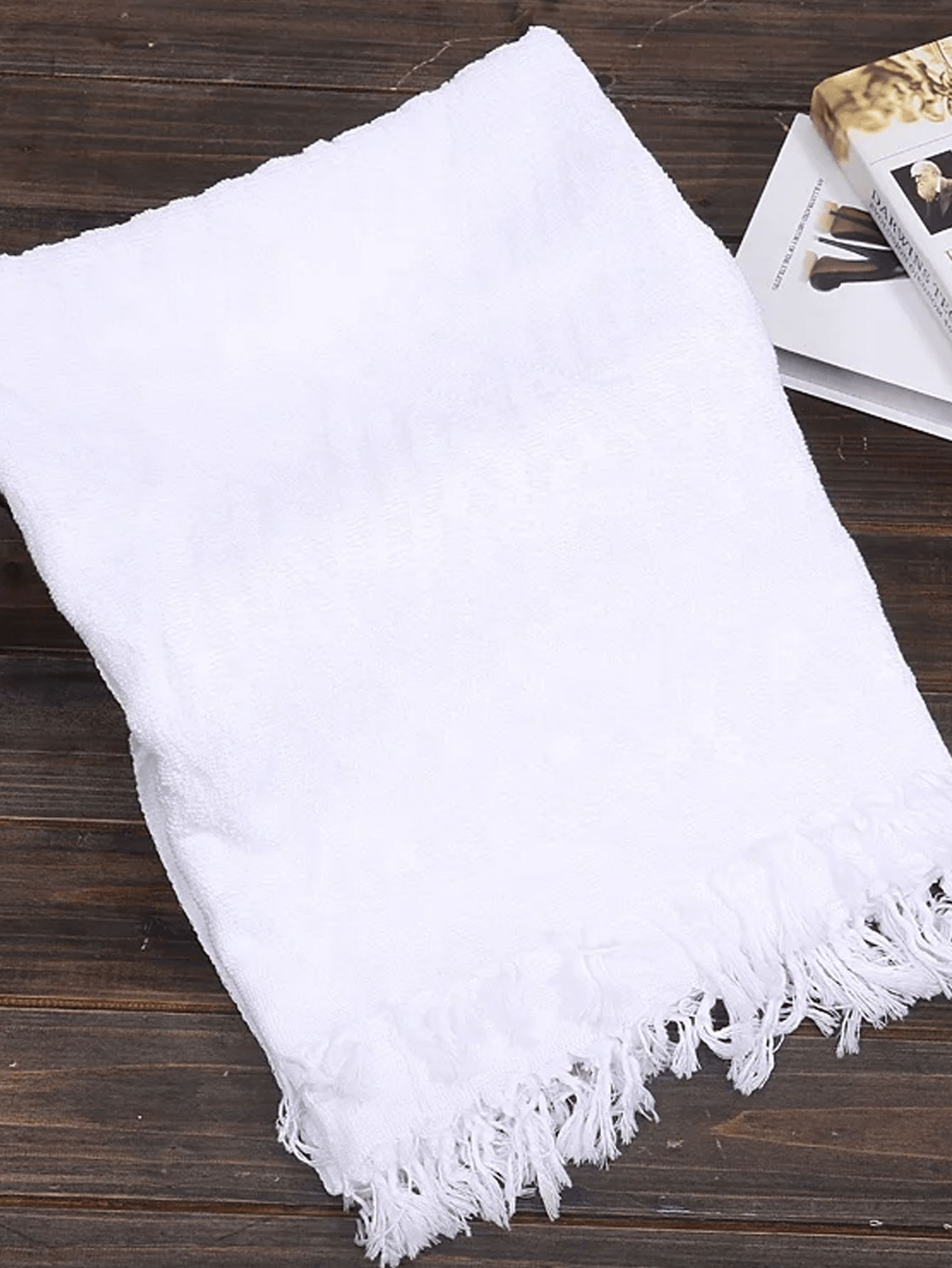 1pc Saudi Arabia Style White Embossed Ihram Cloth, Islamic Worship ...