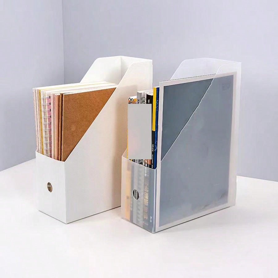 1PC office desktop file holder folder holder trapezoidal collapsible ...