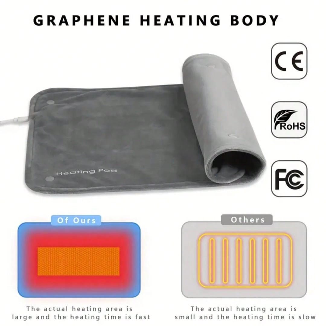 1pc Electric Heating Pad For Neck & Shoulder, Graphene Smart Constant ...