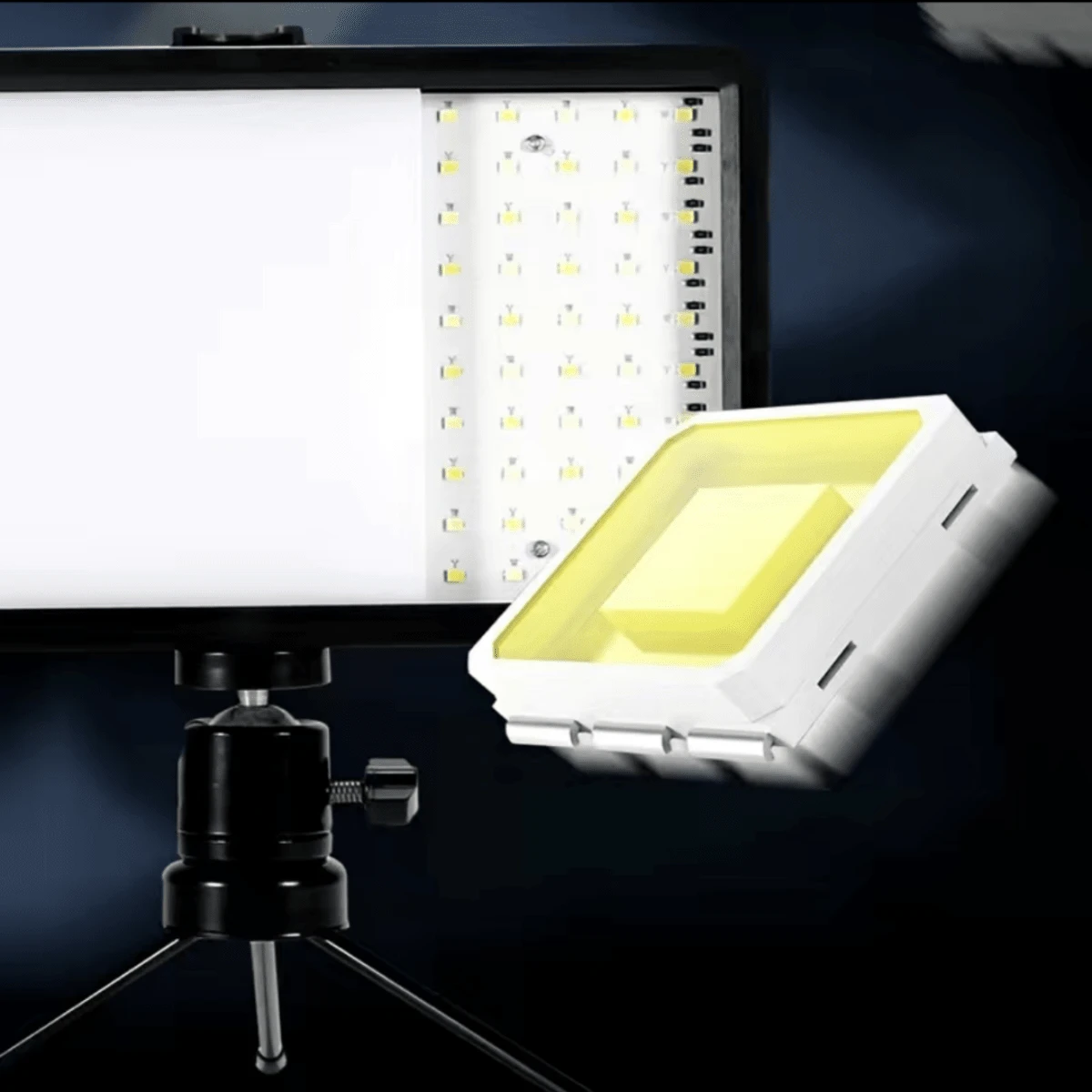 1ชิ้น LED Video Light การถ่ายภาพ Selfie Dimmable PANEL Photo Studio ...