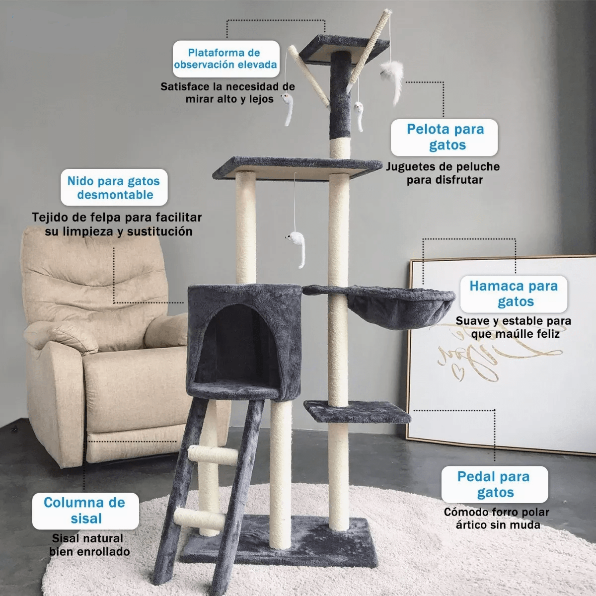 Cat Trees & Condos | SHEIN USA