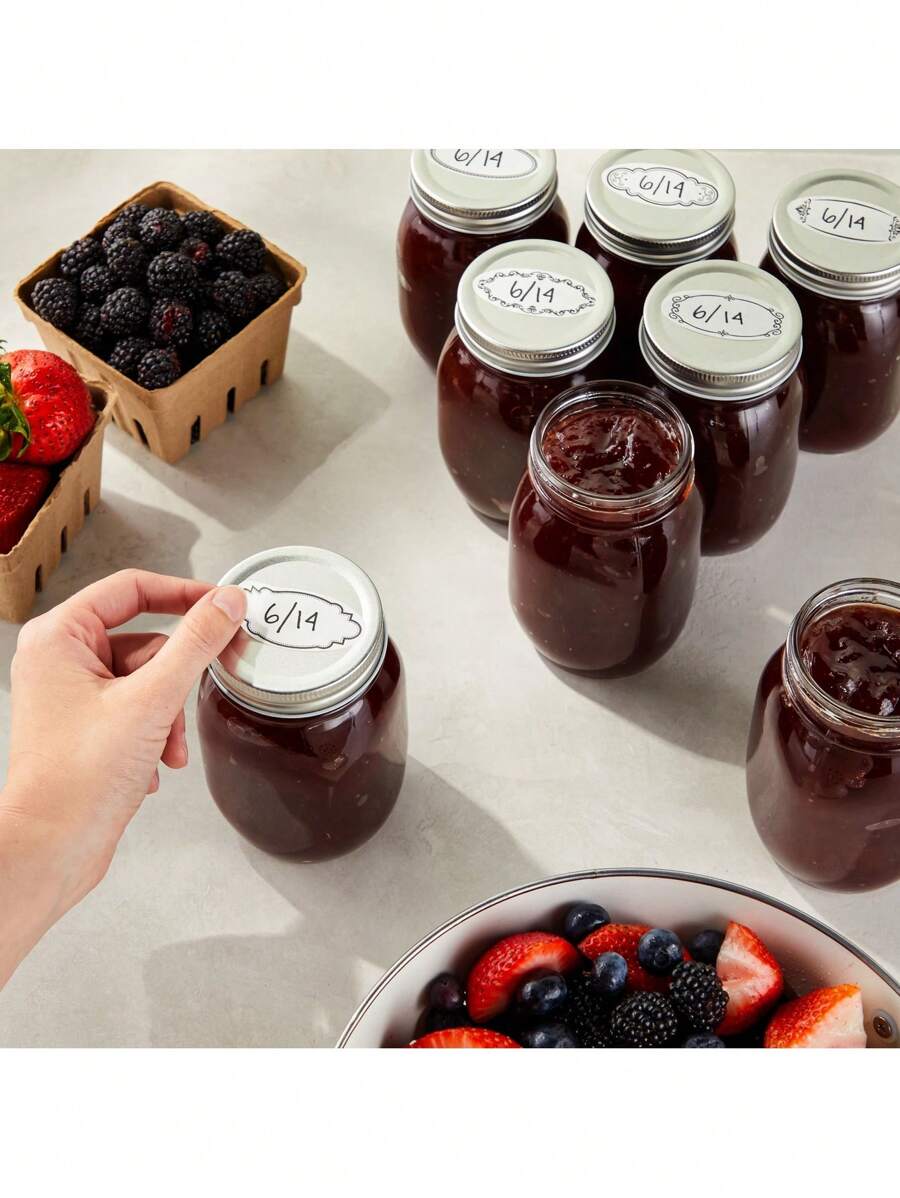 300 Piece Dissolvable Labels For Food Containers And Mason Jars ...