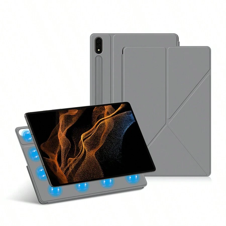 ปกหนังสืออัจฉริยะเข้ากันได้กับซัมซุงกาแล็กซีแท็บ S9 FE S8 S7 11 นิ้ว S9 + S9FE + S8 + S7 FE/PLUS ...