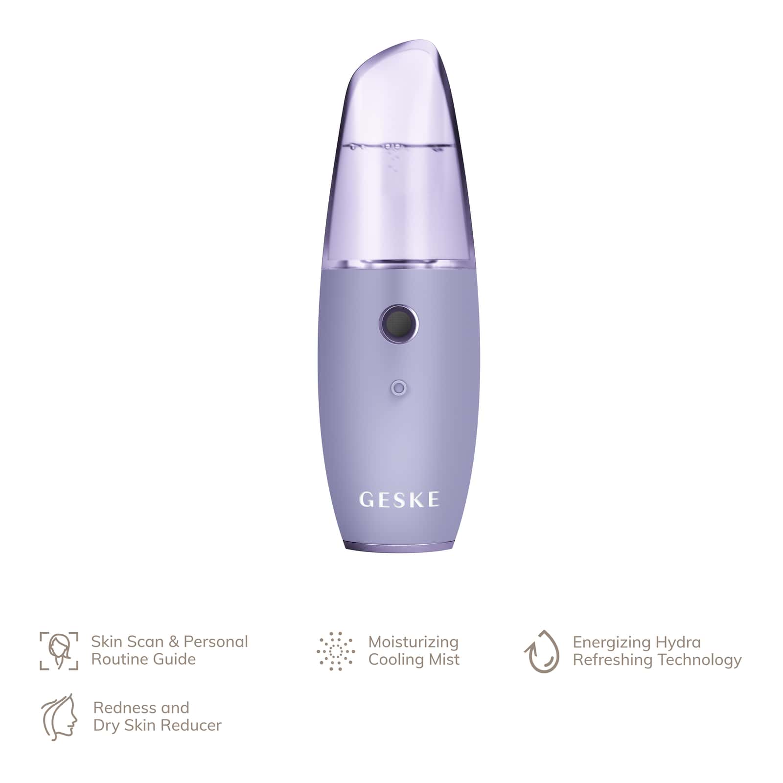 GESKE Facial Hydration Refresher | 4 in 1 Purple Facial Refreshing ...