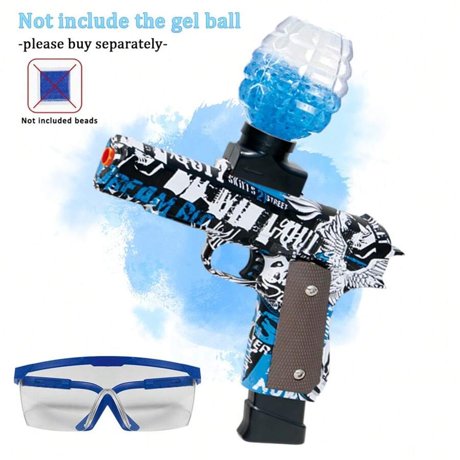Electric Gel Ball Blaster, Rechargeable Automatic Splatter Ball Blaster ...