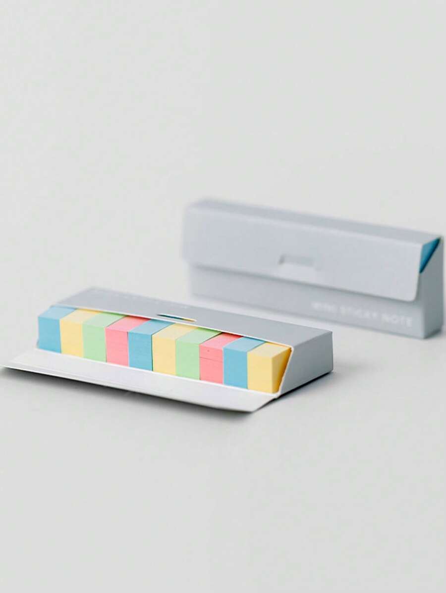 1 Box Of 800pcs Mini Portable Sticky Notes With Storage Box, Suitable ...