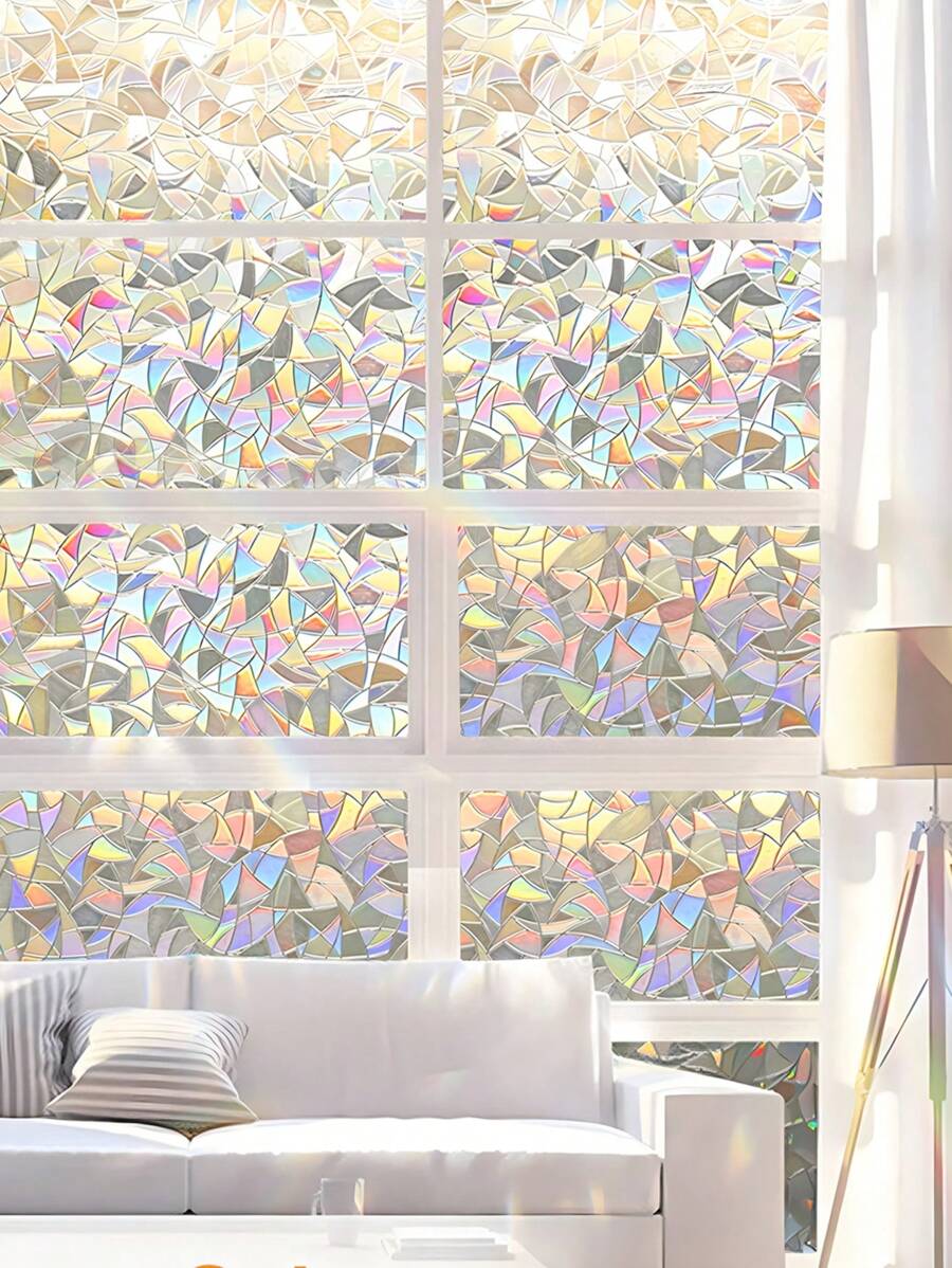 1 Roll Self-adhesive Static Window Film Without Glue Matte Glass ...