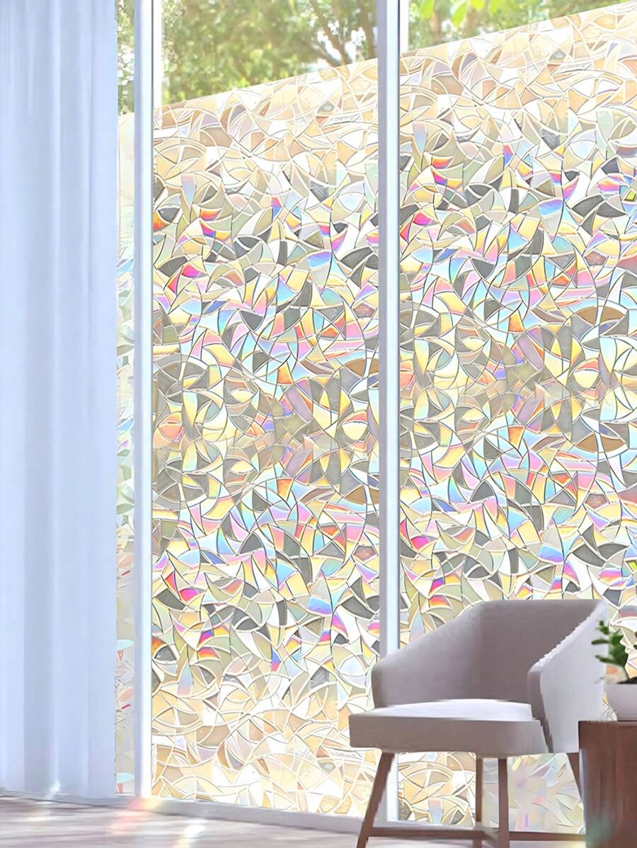 1 Roll Self-adhesive Static Window Film Without Glue Matte Glass ...