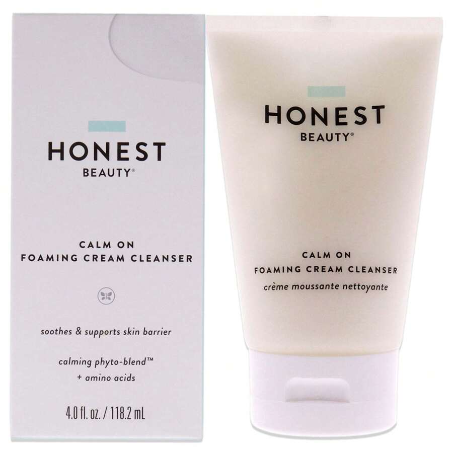 HONEST Calm On Foaming Cream Cleanser By Honest For Women - 4 Oz ...