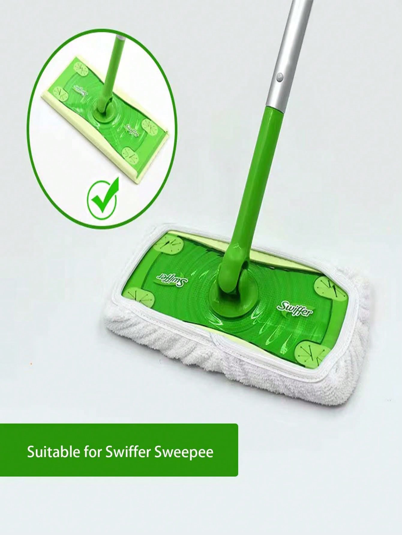 2pcs Compatible With Swiffer Sweeper, Dry & Wet Floor Mop Pad ...