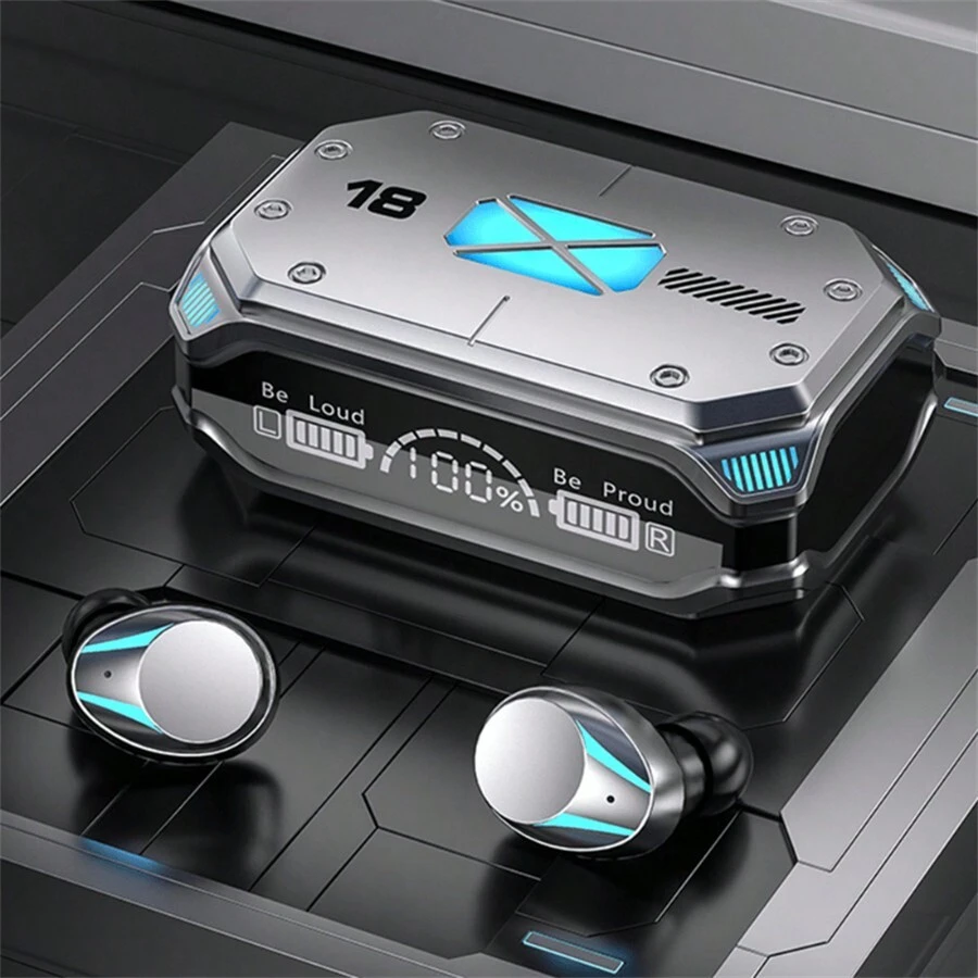 Wireless Headphones TWS 5.3 Earphone HiFi Waterproof Earbuds Touch Control Headset For Sport ...