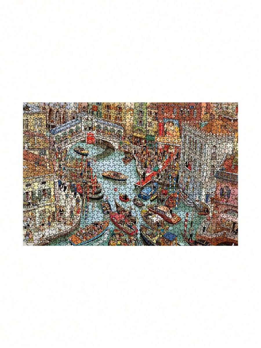 1000 Pieces Puzzle - 1122 Crowded Canal | SHEIN USA