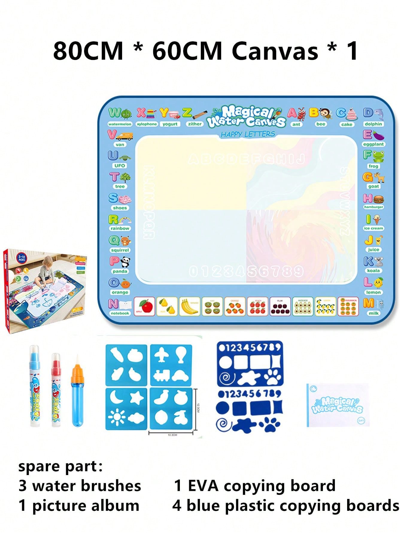 Water Drawing Mat Magic Water Doodle Mat Painting Board With Large Size ...
