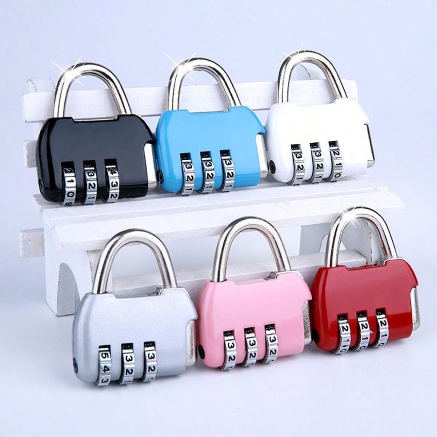 Combination Padlock, Mini Luggage Lock For Backpack, Drawer, Cabinet ...