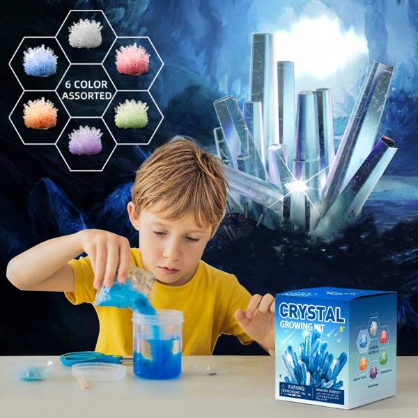 Diy Fun & Educational Science Experiment Toy Crystal Growing Planting ...