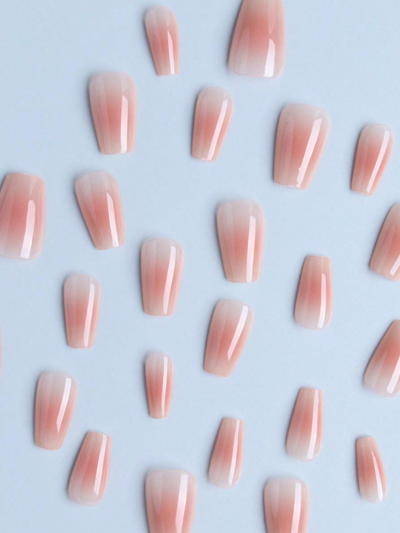 Transform Your Nails with, 24pcs short coffin Gradient Perfect fit ...