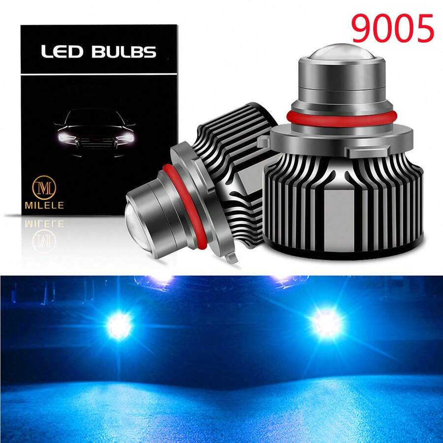 1 par de 8000k de luces frontales de luz para automóviles son adecuadas ...