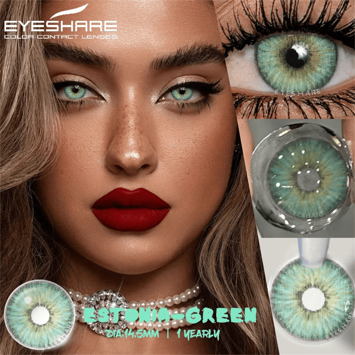 Eyeshare New Color Contact Lens Eye Contact Lenses Natural Look ...