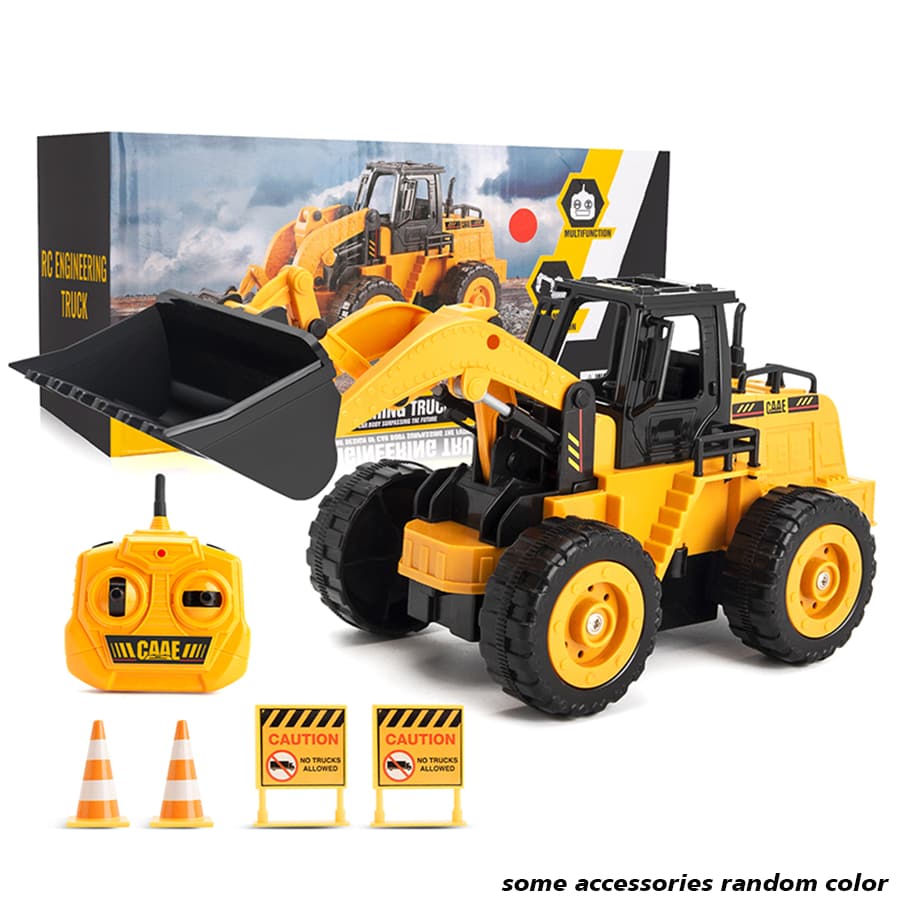 1pc 2.4g Remote Control Bulldozer 1:32 Scale Size With 4 Obstacle ...