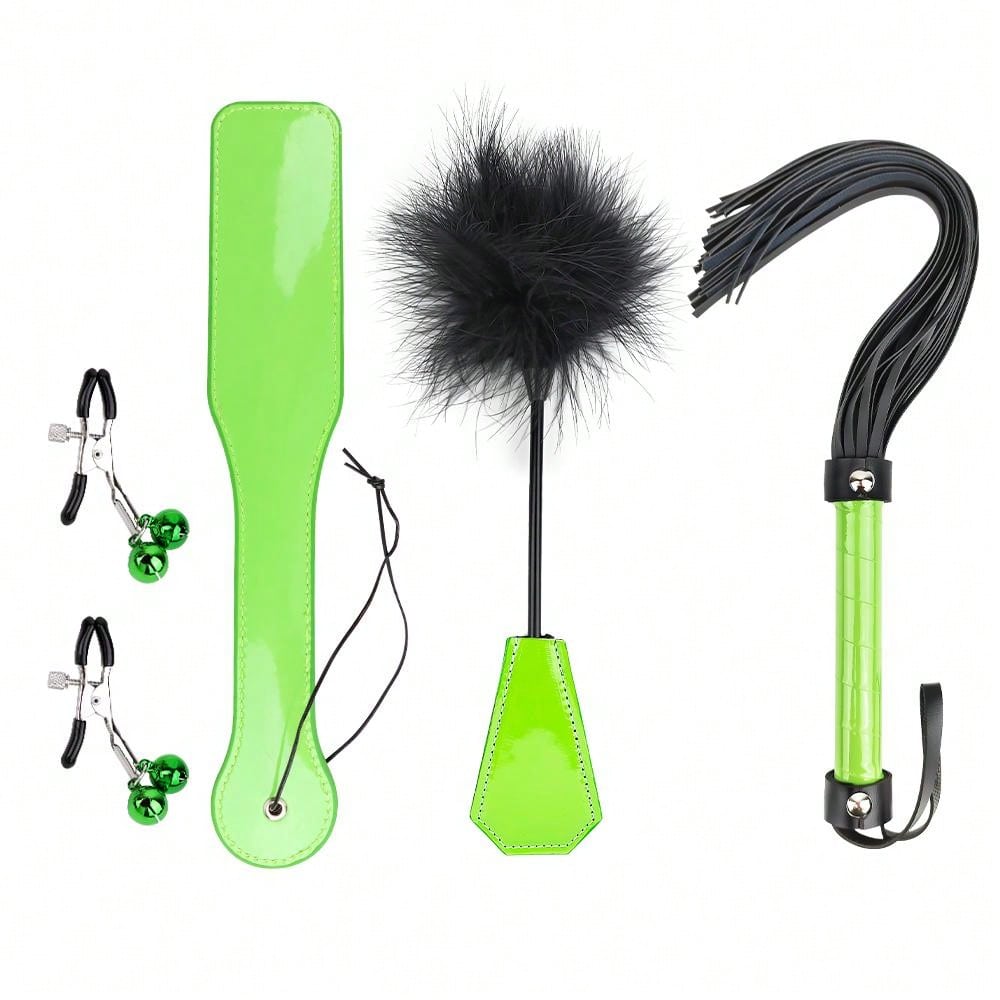4 Stücke Fesselspiele-kit Mit 1 Stück Spanking Paddle Reitgerte, Zwei ...