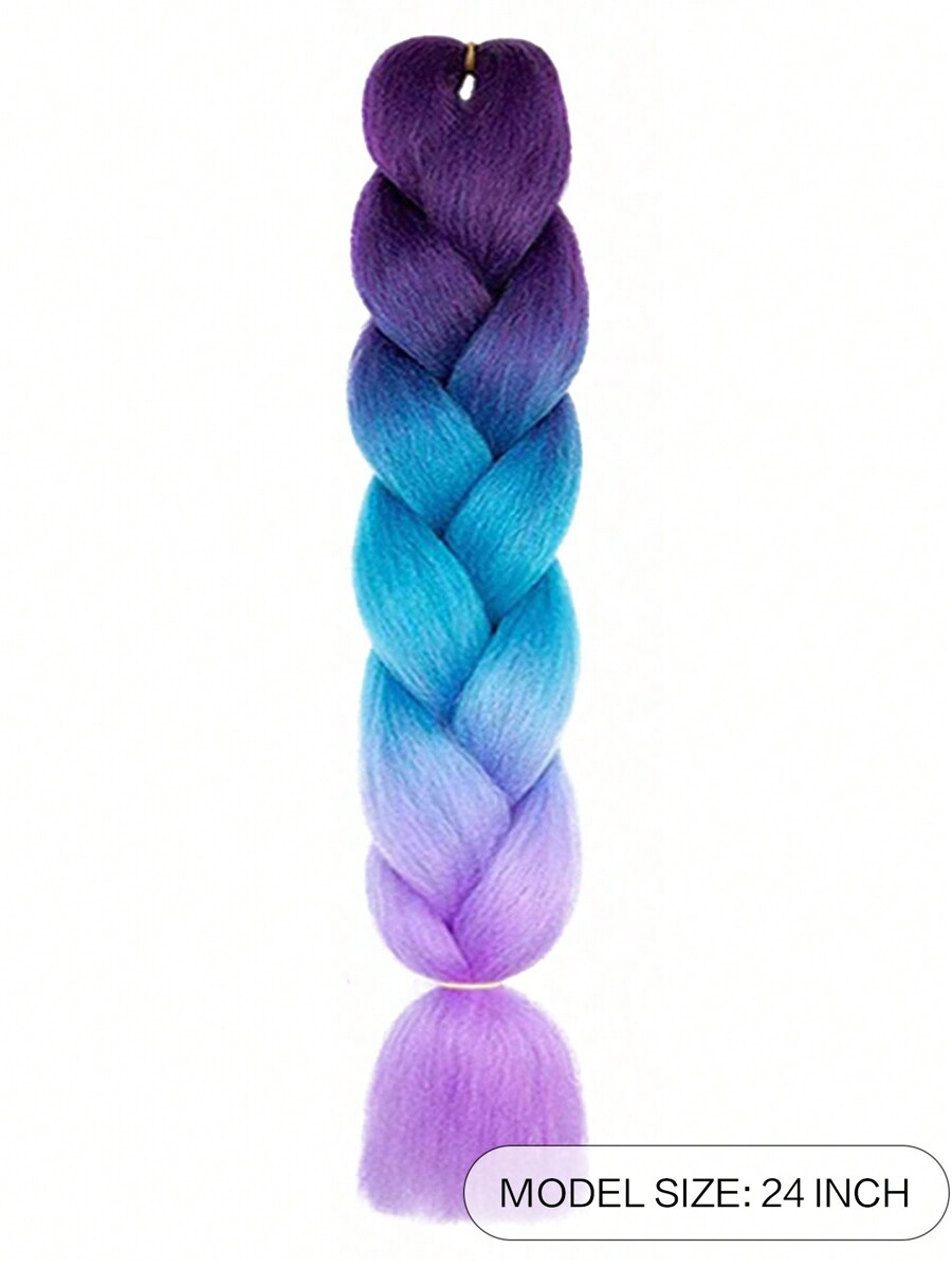 Ombre Braiding Hair 24 Inch Braid Hair Extensions Pre Stretched High ...