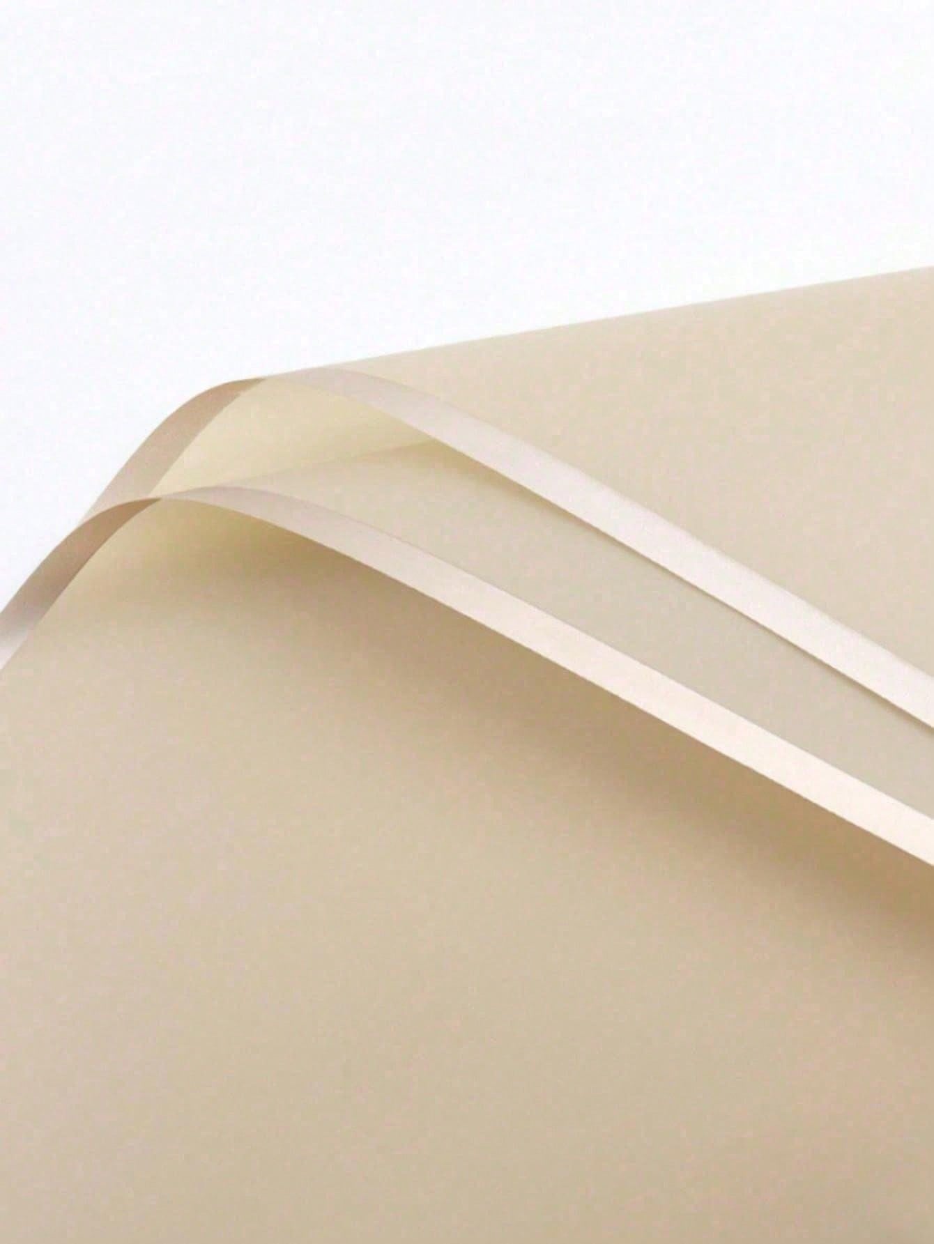 5 Sheets Gold-colored Edge Flower Pattern Wrapping Paper, Florist ...