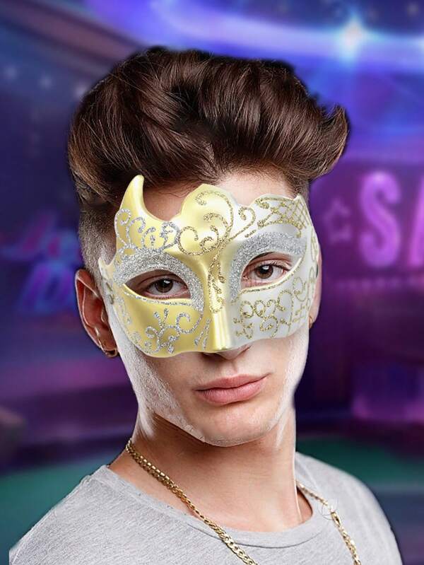 Masquerade Mask For Venice Party, Performance Costume, Half-face ...