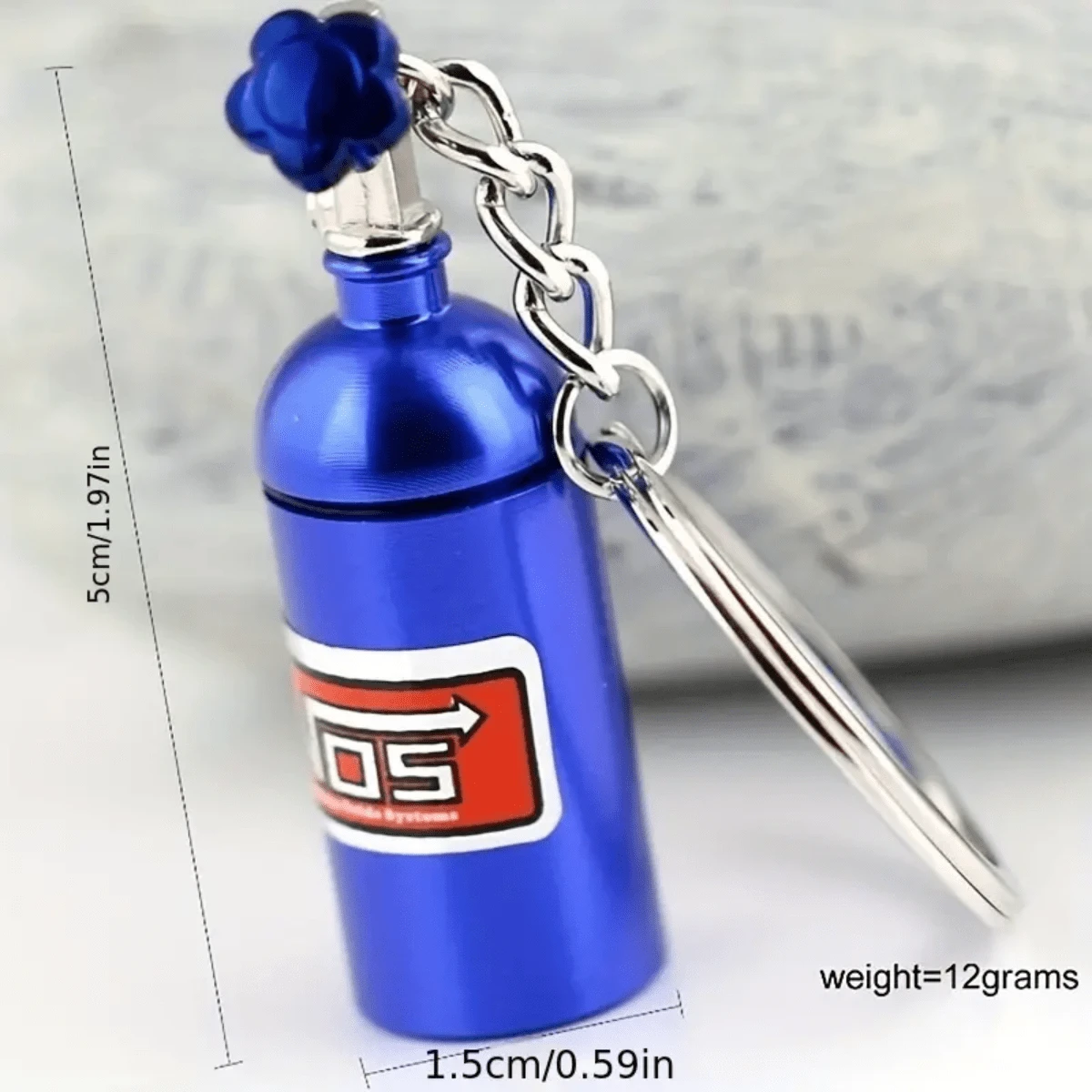 1pc Car Keychain, Nos Nitrous Oxide Bottle Shaped Keychain | SHEIN USA