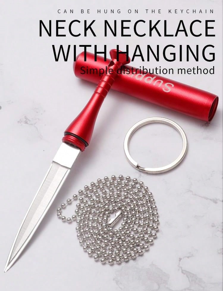 Mini Knife, Portable Self-defense Tool For Cutting Packages, Fixed ...