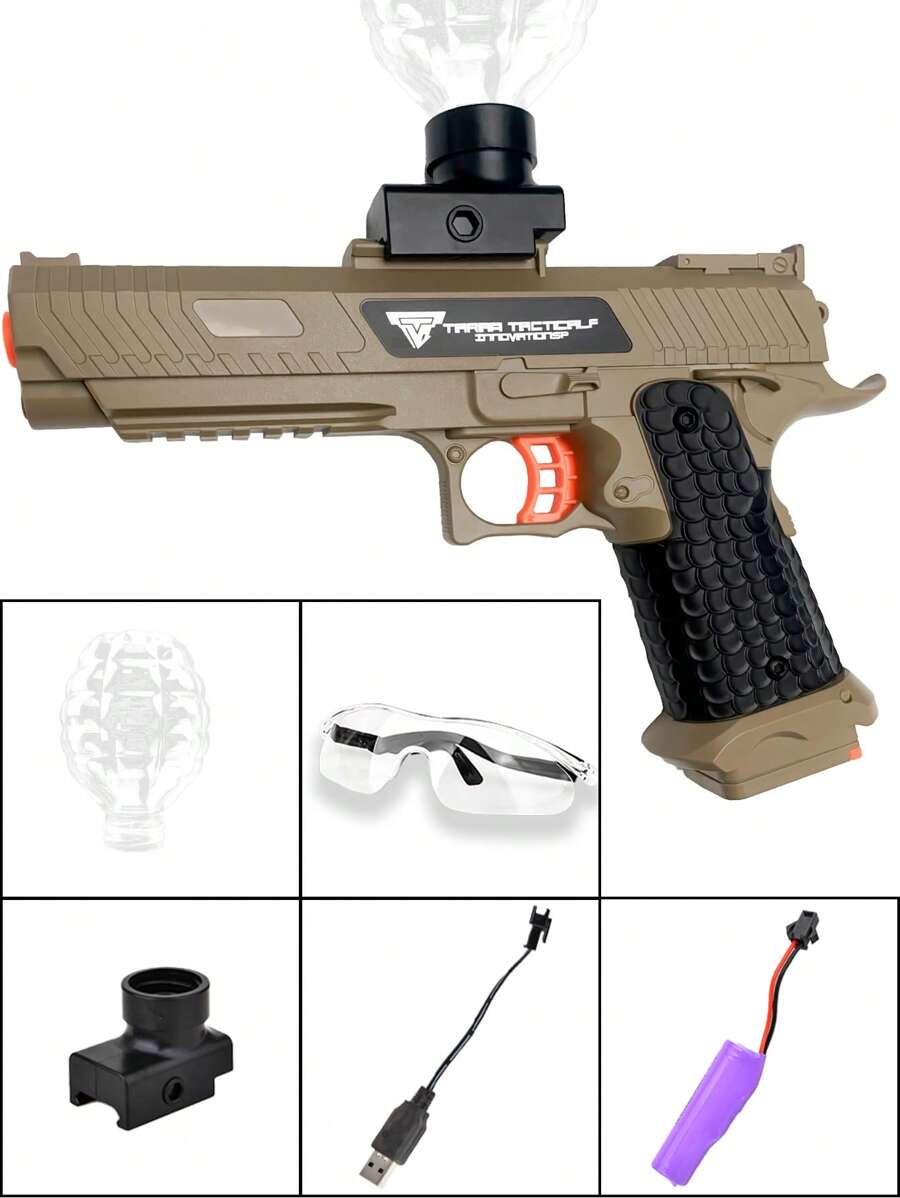 Gel Ball Toy Gun With Protective Glasses, Electric Gel Blaster Toy ...