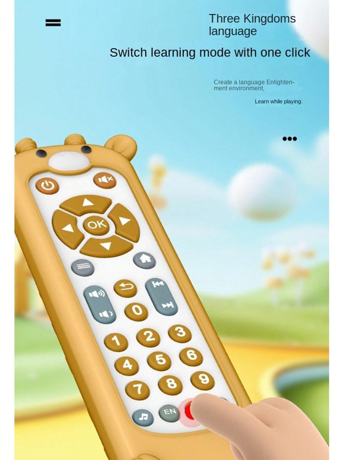 1pc Baby Tv Remote Control Toy Imitating Real Tv Remote Control With ...