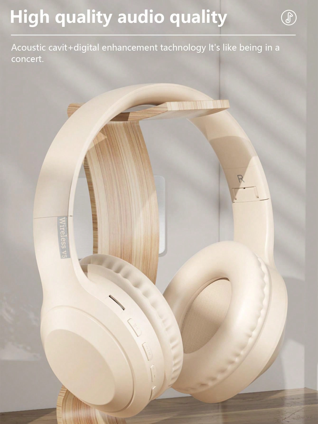 Over-ear Wireless Headphones, Jerry 5.0, Long Battery Life, Gaming ...