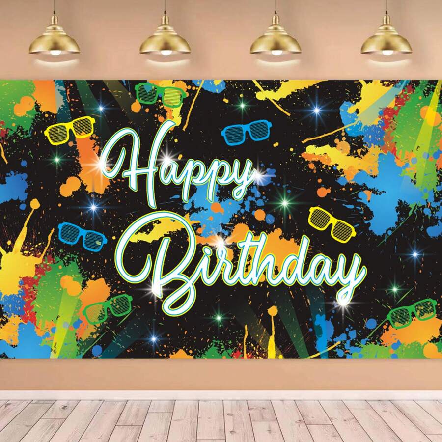 Art Painted Party Backdrops, Painted Party Decorations, Art Themed ...