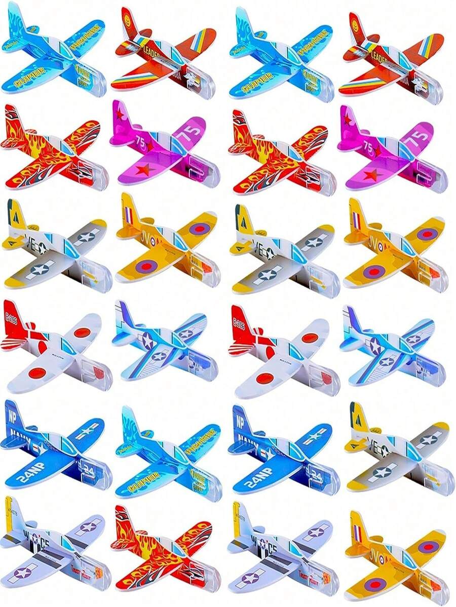 10 PCS DIY Foam Gliders Bulk Toys, Superlight Easy Fly,Birthday Return ...