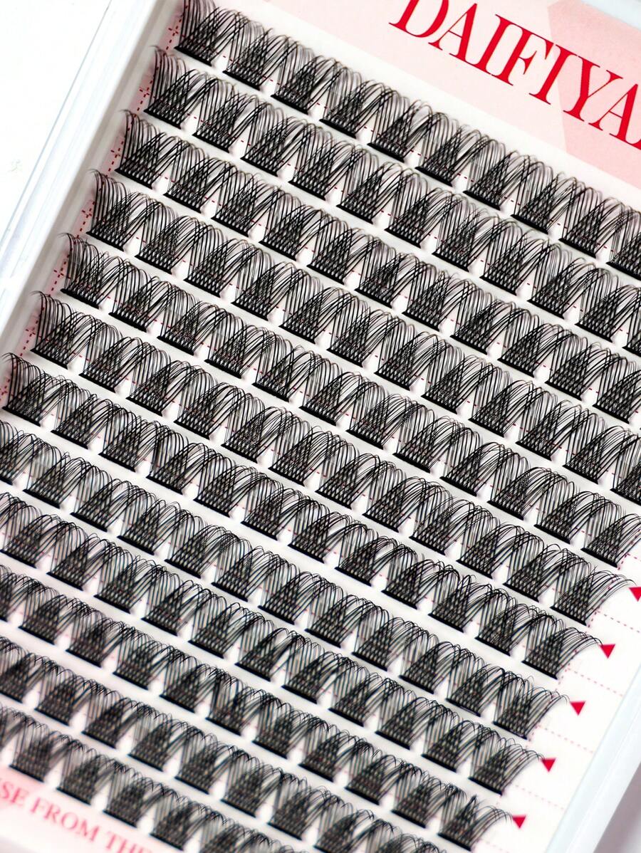 144 Clusters DIY Eyelashes 8-16mm Mixed Self-Grafting False Eyelashes ...