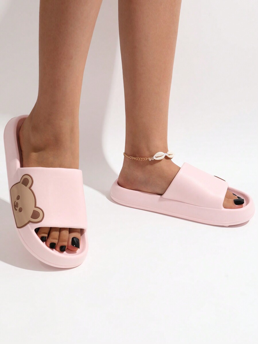 Ladies' Cute, Comfortable And Fashionable Cartoon Slippers, Soft Bottom ...