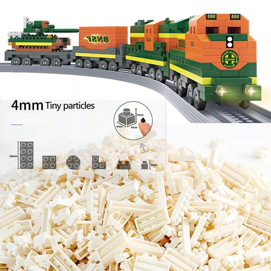 Train Series Micro Diamond Particles Building Blocks Toy For Boys And ...