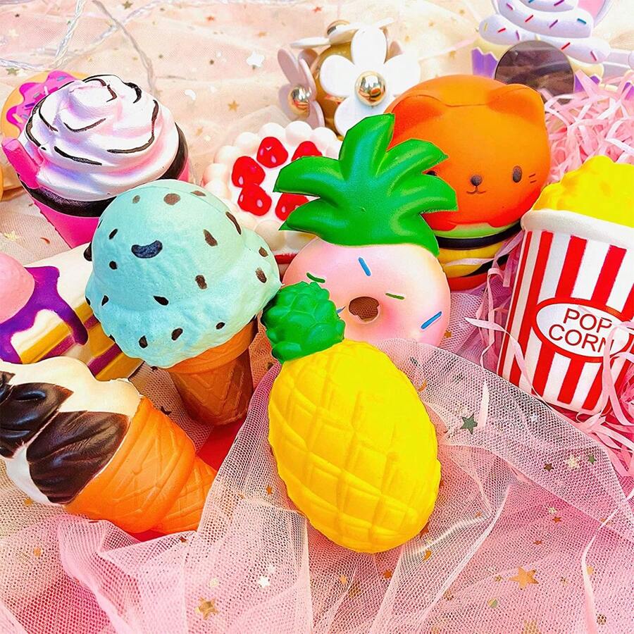 2PC Random Slow Rising Jumbo Squishies Toys Soft Kawaii Squishy ...