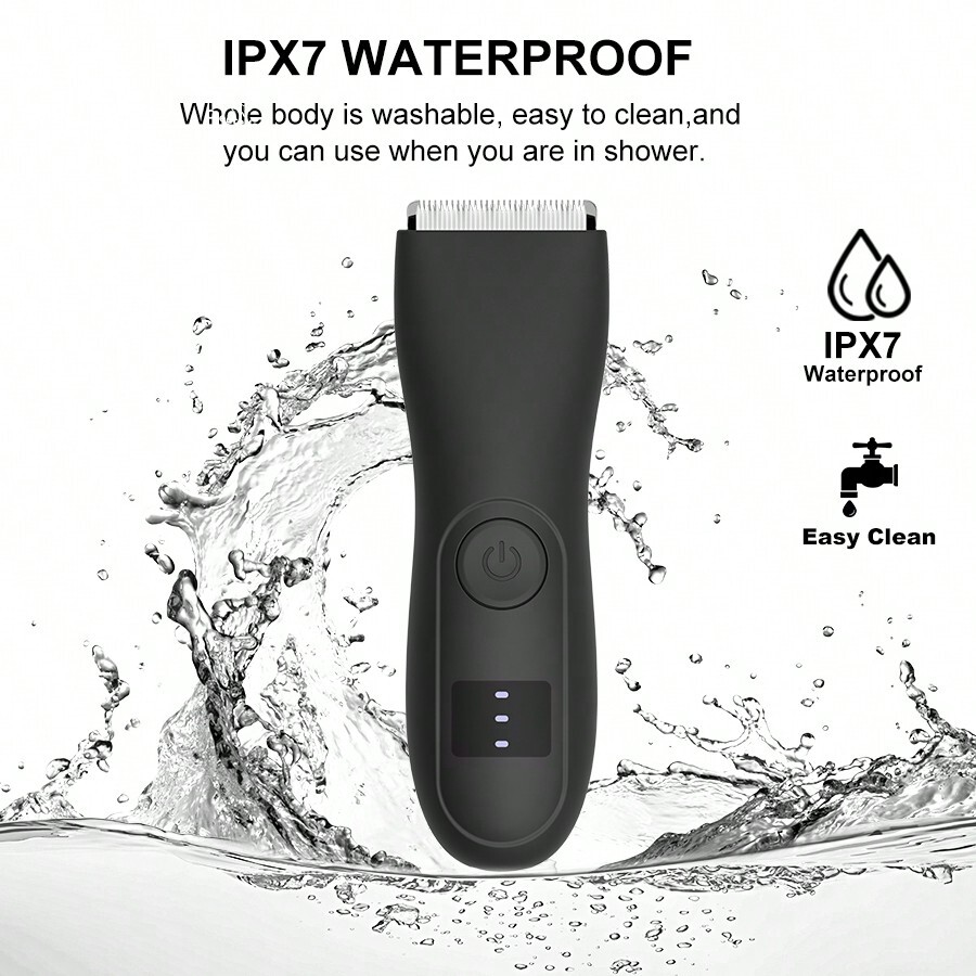 Skin Shaver Men's Chest Shaver Waterproof Hair Trimmer Product Body ...