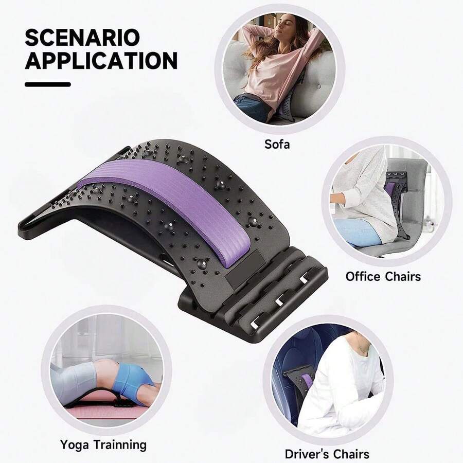 Back Stretcher Back Cracking Device, 4 Levels Back Board Chiro Board ...