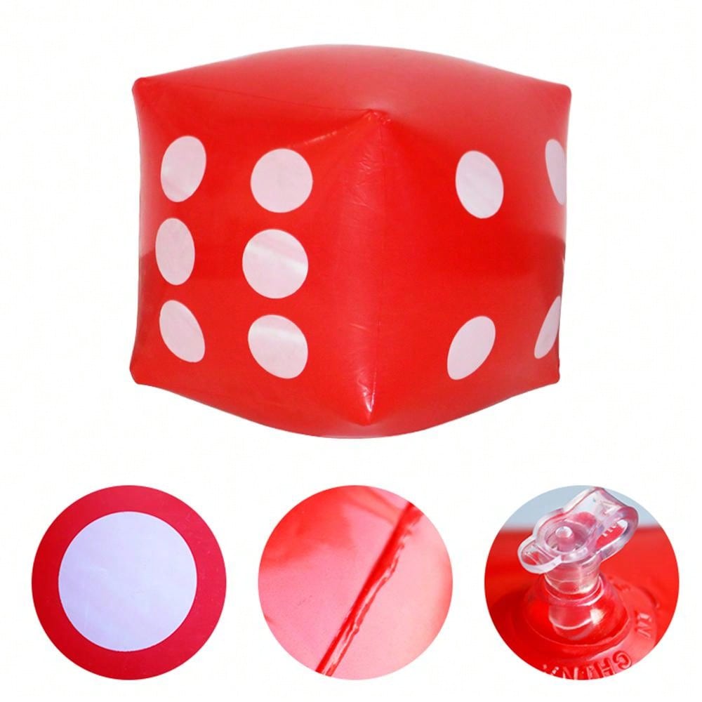 Party Game Pvc Inflatable Dice Decompression Inflatable Large Dice Bar ...