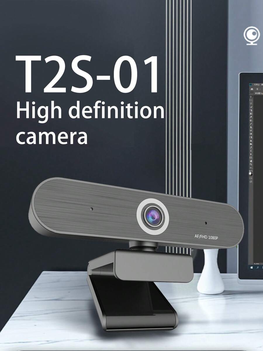 1pc 1080p T2s Network Camera With 2 Microphones, Auto Focus, Plug And ...