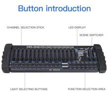 384 Channels DMX Controller Fog DMX-512 DJ Controller Support 30 Banks 8 Scenes 24 Fixtures ...