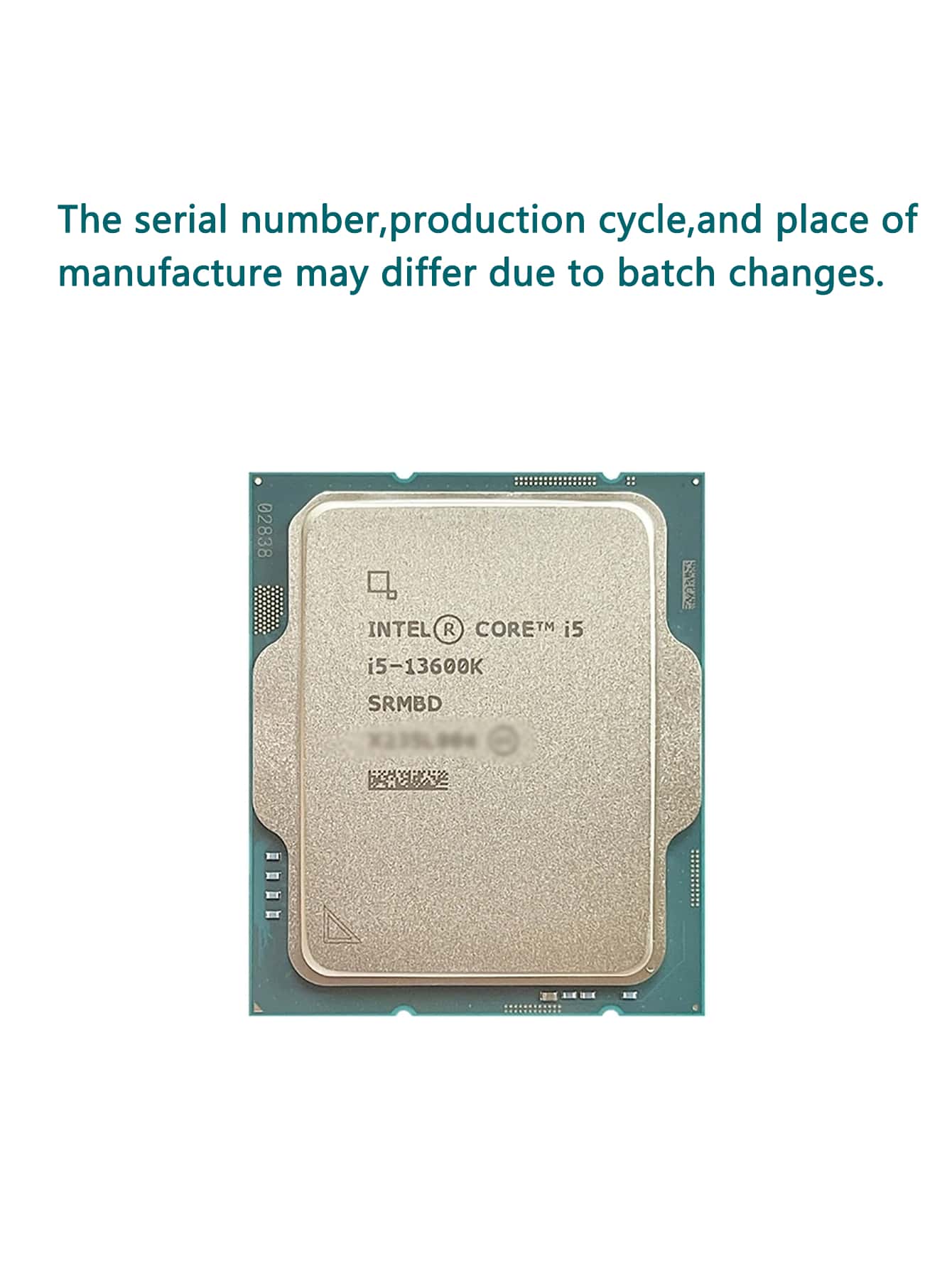 Intel Core I5-13600K I5 13600K 3.5GHz 14-Core 20-Thread CPU Processor ...