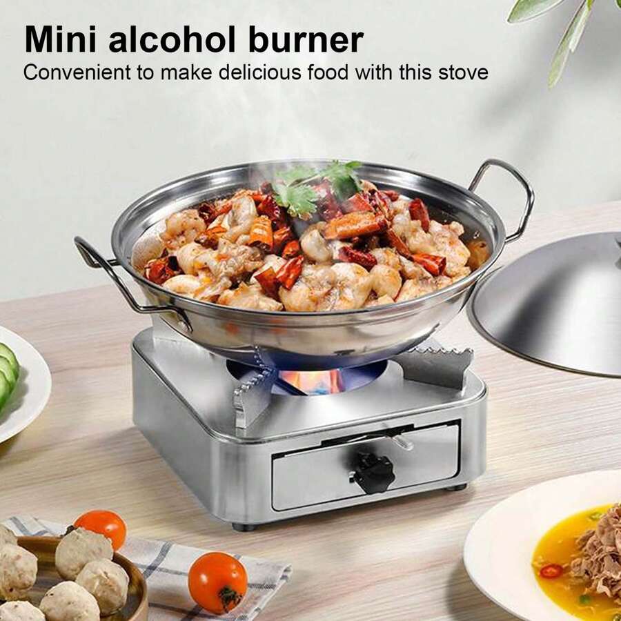 Camping Stove Portable Spirit Cooker For Indoor Outdoor Alcohol Stove ...