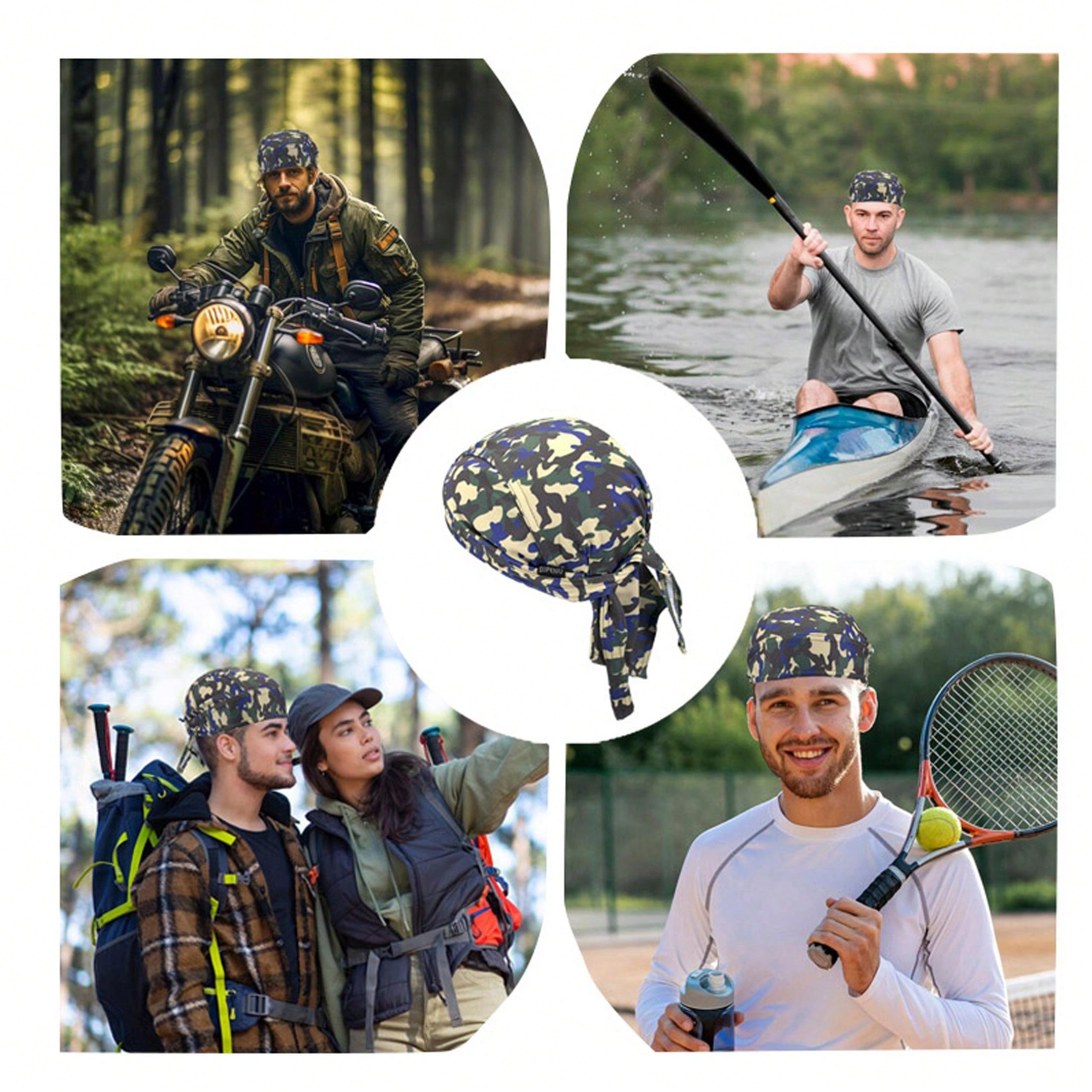 Camo Doo Rags Motorrad Do Rags Camouflage Skull Caps Bandana Kopfwickel ...